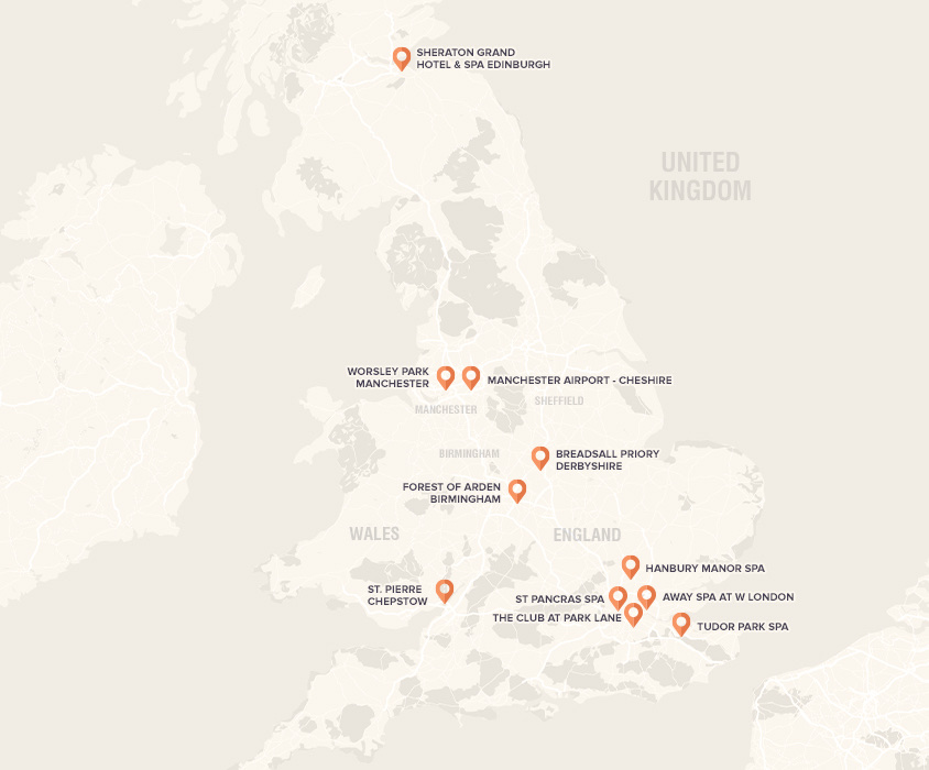 Spas in UK | Home Page | Marriott UK Spa